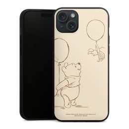 DeinDesign iPhone 15 Plus Handy Premium Silikon H&uuml;lle Handyh&uuml;lle schwarz Case Disney Official Licensed Product Winnie The Pooh Silikon Premium Case