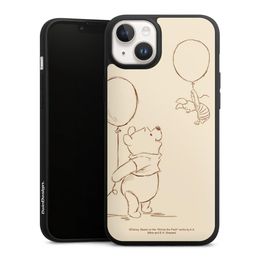 DeinDesign iPhone 14 Handy Premium Silikon H&uuml;lle Handyh&uuml;lle schwarz Case Disney Official Licensed Product Winnie The Pooh Silikon Premium Case