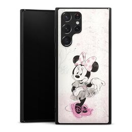 DeinDesign Galaxy S22 Ultra Handy Silikon H&uuml;lle Case schwarz Handyh&uuml;lle Vintage Minnie Mouse Disney