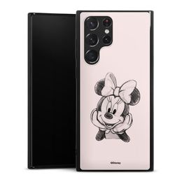 DeinDesign Galaxy S22 Ultra Handy Silikon H&uuml;lle Case schwarz Handyh&uuml;lle Official Licensed Product Disney Minnie Mouse