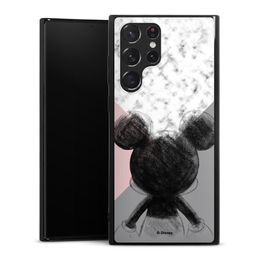DeinDesign Galaxy S22 Ultra Handy Silikon H&uuml;lle Case schwarz Handyh&uuml;lle Marble Disney Mickey Mouse