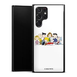 DeinDesign Galaxy S22 Ultra Handy Silikon H&uuml;lle Case schwarz Handyh&uuml;lle Merchandise Kindheit Peanuts