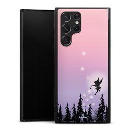 DeinDesign Galaxy S22 Ultra Handy Silikon H&uuml;lle Case schwarz Handyh&uuml;lle Tinkerbells Official Licensed Product Disney