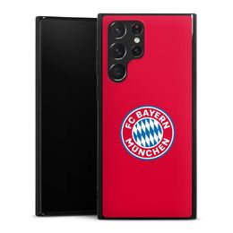 DeinDesign Galaxy S22 Ultra Handy Silikon H&uuml;lle Case schwarz Handyh&uuml;lle Fc Bayern M&uuml;nchen Fcb Logo