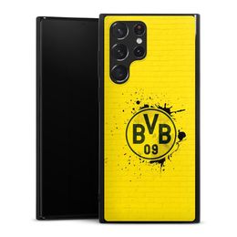 DeinDesign Galaxy S22 Ultra Handy Silikon H&uuml;lle Case schwarz Handyh&uuml;lle Official Licensed Product Bvb Borussia Dortmund