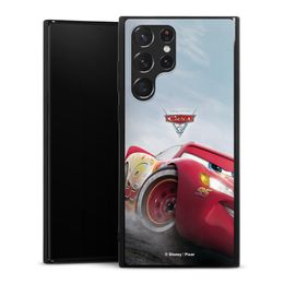 DeinDesign Galaxy S22 Ultra Handy Silikon H&uuml;lle Case schwarz Handyh&uuml;lle Lightning Mcqueen 95 Official Licensed Product Cars