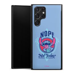 DeinDesign Galaxy S22 Ultra Handy Silikon H&uuml;lle Case schwarz Handyh&uuml;lle Disney Sayings Lilo & Stitch