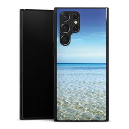 DeinDesign Galaxy S22 Ultra Handy Silikon H&uuml;lle Case schwarz Handyh&uuml;lle Urlaub Sky Ocean