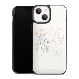 DeinDesign iPhone 13 Mini Handy Slim Case extra d&uuml;nn Silikon Handyh&uuml;lle schwarz H&uuml;lle Disney Bee Winnie The Pooh Silikon Slim Case