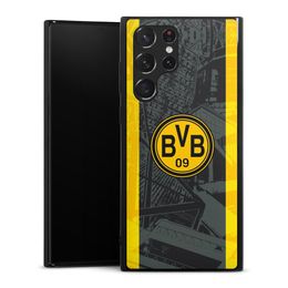 DeinDesign Galaxy S22 Ultra Handy Silikon H&uuml;lle Case schwarz Handyh&uuml;lle Bvb Borussia Dortmund Stadium