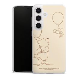 DeinDesign Galaxy S24 Handy Slim Case Silikon Handyh&uuml;lle transparent H&uuml;lle extra d&uuml;nn Disney Official Licensed Product Winnie The Pooh Silikon Slim Case