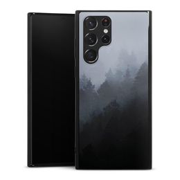 DeinDesign Galaxy S22 Ultra Handy Silikon H&uuml;lle Case schwarz Handyh&uuml;lle Tree Nature Kunst