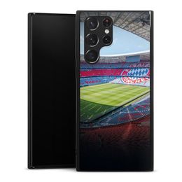 DeinDesign Galaxy S22 Ultra Handy Silikon H&uuml;lle Case schwarz Handyh&uuml;lle Fcb Fc Bayern M&uuml;nchen Stadium