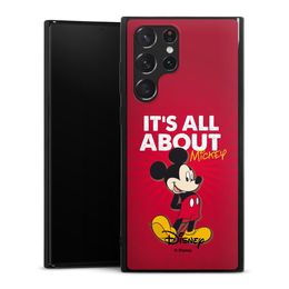 DeinDesign Galaxy S22 Ultra Handy Silikon H&uuml;lle Case schwarz Handyh&uuml;lle Disney Official Licensed Product Mouse