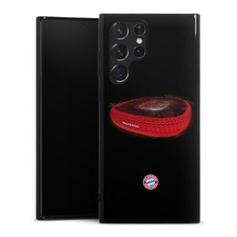 DeinDesign Galaxy S22 Ultra Handy Silikon H&uuml;lle Case schwarz Handyh&uuml;lle Fc Bayern M&uuml;nchen Fcb Official Licensed Product Stadium