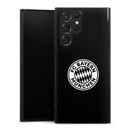 DeinDesign Galaxy S22 Ultra Handy Silikon H&uuml;lle Case schwarz Handyh&uuml;lle Fcb Coat Of Arms Fc Bayern M&uuml;nchen