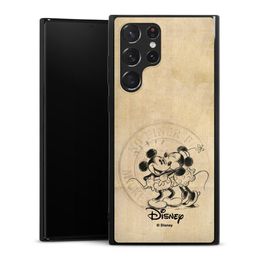 DeinDesign Galaxy S22 Ultra Handy Silikon H&uuml;lle Case schwarz Handyh&uuml;lle Minnie Mouse Vintage Mickey Mouse