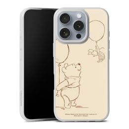 DeinDesign iPhone 16 Pro Handy Silikon H&uuml;lle Case wei&szlig; Handyh&uuml;lle Disney Official Licensed Product Winnie The Pooh Silikon Case