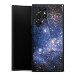 DeinDesign Galaxy S22 Ultra Handy Silikon H&uuml;lle Case schwarz Handyh&uuml;lle Galaxy Weltall Weltraum