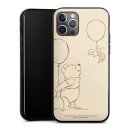 DeinDesign iPhone 12 Pro Handy Silikon H&uuml;lle Case schwarz Handyh&uuml;lle Winnie The Pooh Official Licensed Product Disney