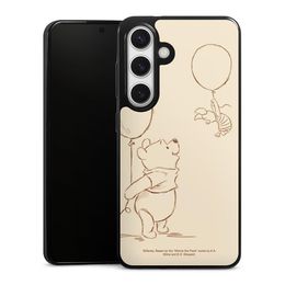 DeinDesign Galaxy S24 Handy Slim Case extra d&uuml;nn Silikon Handyh&uuml;lle schwarz H&uuml;lle Disney Official Licensed Product Winnie The Pooh Silikon Slim Case