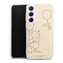 DeinDesign Galaxy A55 5G Handy Silikon H&uuml;lle Case transparent Handyh&uuml;lle Disney Official Licensed Product Winnie The Pooh Silikon Case