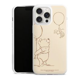 DeinDesign iPhone 15 Pro Max Handy Silikon H&uuml;lle Case wei&szlig; Handyh&uuml;lle Disney Official Licensed Product Winnie The Pooh Silikon Case