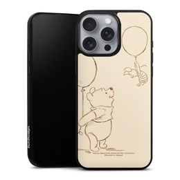 DeinDesign iPhone 16 Pro Max Handy Slim Case extra d&uuml;nn Silikon Handyh&uuml;lle schwarz H&uuml;lle Disney Official Licensed Product Winnie The Pooh Silikon Slim Case