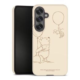 DeinDesign Galaxy S25 Handy Panzer Handyh&uuml;lle robuste Outdoor H&uuml;lle Schutzh&uuml;lle matt Disney Official Licensed Product Winnie The Pooh Tough Case