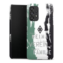 DeinDesign Galaxy A53 5G Handy Premium Case Smartphone Handyh&uuml;lle Schutzh&uuml;lle matt Borussia M&ouml;nchengladbach Statement Official Licensed Product Premium Case