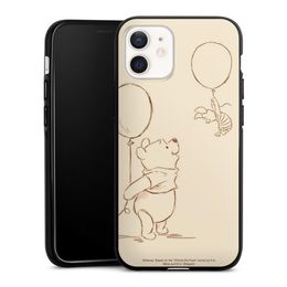 DeinDesign iPhone 12 Handy Silikon H&uuml;lle Case schwarz Handyh&uuml;lle Winnie The Pooh Official Licensed Product Disney