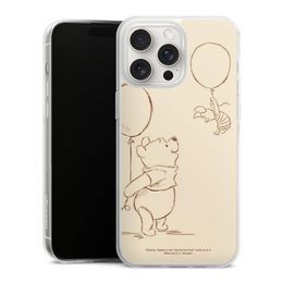 DeinDesign iPhone 15 Pro Max Handy Silikon H&uuml;lle Case transparent Handyh&uuml;lle Disney Official Licensed Product Winnie The Pooh Silikon Case