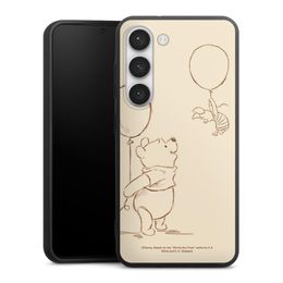 DeinDesign Galaxy S23 Handy Premium Silikon H&uuml;lle Handyh&uuml;lle schwarz Case Disney Official Licensed Product Winnie The Pooh Silikon Premium Case