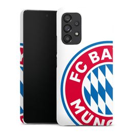 DeinDesign Galaxy A53 5G Handy Premium Case Smartphone Handyh&uuml;lle Schutzh&uuml;lle matt Logo Fcb Fc Bayern M&uuml;nchen Premium Case