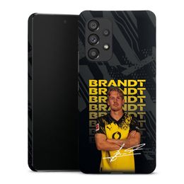 DeinDesign Galaxy A53 5G Handy Premium Case Smartphone Handyh&uuml;lle Schutzh&uuml;lle matt Borussia Dortmund Bvb Julian Brandt Premium Case