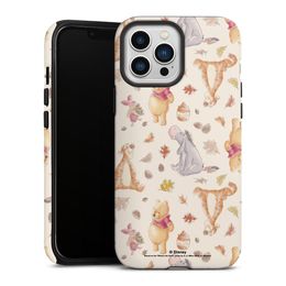 DeinDesign iPhone 13 Pro Max Handy Panzer Handyh&uuml;lle robuste Outdoor H&uuml;lle Schutzh&uuml;lle matt Muster Winnie Puuh Tigger Official Licensed Product Tough Case