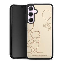 DeinDesign Galaxy A55 5G Handy Gallery Case Handyh&uuml;lle 9H Geh&auml;rtetes Glas R&uuml;ckseite H&uuml;lle Disney Official Licensed Product Winnie The Pooh Gallery Case