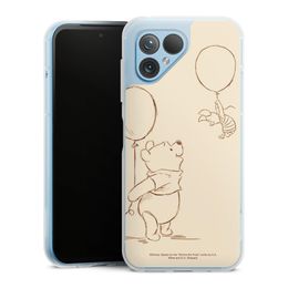 DeinDesign Fairphone 5 Handy Silikon H&uuml;lle Case transparent Handyh&uuml;lle Disney Official Licensed Product Winnie The Pooh Silikon Case