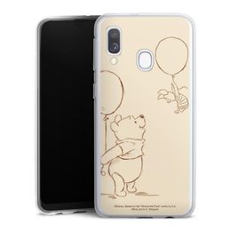 DeinDesign Galaxy A40 Handy Silikon H&uuml;lle Case transparent Handyh&uuml;lle Disney Official Licensed Product Winnie The Pooh Silikon Case