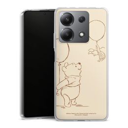 DeinDesign Xiaomi Redmi Note 13 5G Handy Silikon H&uuml;lle Case transparent Handyh&uuml;lle Disney Official Licensed Product Winnie The Pooh Silikon Case