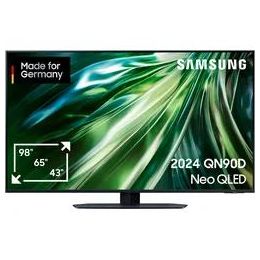 Samsung QLED Mini LED-Fernseher "GQ50QN90DAT", Energieeffizienz: F (A-G), schwarz (titanschwarz), 50 &prime;&prime;, Fernseher, Neural Quantum 4K AI Gen2 Prozessor, Gaming Hub, bis zu 144Hz
