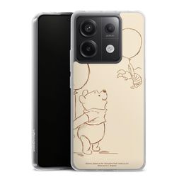 DeinDesign Xiaomi Redmi Note 13 Pro 5G Handy Silikon H&uuml;lle Case transparent Handyh&uuml;lle Disney Official Licensed Product Winnie The Pooh Silikon Case