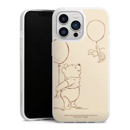 DeinDesign iPhone 13 Pro Handy Silikon H&uuml;lle Case wei&szlig; Handyh&uuml;lle Disney Official Licensed Product Winnie The Pooh Silikon Case