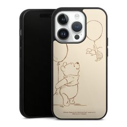 DeinDesign iPhone 14 Pro Handy Gallery Case Handyh&uuml;lle 9H Geh&auml;rtetes Glas R&uuml;ckseite H&uuml;lle Disney Official Licensed Product Winnie The Pooh Gallery Case