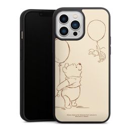 DeinDesign iPhone 13 Pro Max Handy Premium Silikon H&uuml;lle Handyh&uuml;lle schwarz Case Disney Official Licensed Product Winnie The Pooh Silikon Premium Case