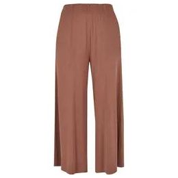 Bequeme Jeans Urban Classics "Urban Classics Damen Ladies Modal Culotte", Damen, Gr. XXL, US-Gr&ouml;&szlig;en, terracotta, 77% Modal, 23% Polyester, unifarben, Jeans