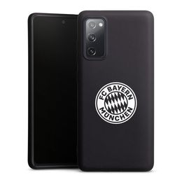 DeinDesign Galaxy S20 FE Handy Premium Silikon H&uuml;lle Handyh&uuml;lle schwarz Case Coat Of Arms Fc Bayern M&uuml;nchen Fcb Silikon Premium Case
