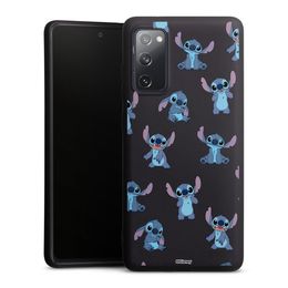 DeinDesign Galaxy S20 FE 5G Handy Premium Silikon H&uuml;lle Handyh&uuml;lle schwarz Case Official Licensed Product Lilo & Stitch Disney Silikon Premium Case