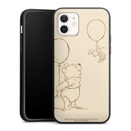 DeinDesign iPhone 12 Handy Premium Silikon H&uuml;lle Handyh&uuml;lle schwarz Case Disney Official Licensed Product Winnie The Pooh Silikon Premium Case