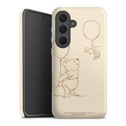DeinDesign Galaxy S25 FE Handy Panzer Handyh&uuml;lle robuste Outdoor H&uuml;lle Schutzh&uuml;lle gl&auml;nzend Disney Official Licensed Product Winnie The Pooh Tough Case
